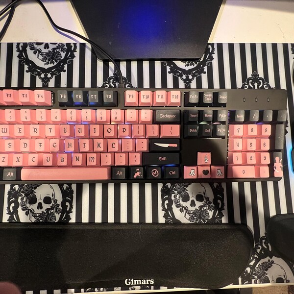 Green Black Link Keycaps Theme Keycap Set for Mechanical Keyboard | 140 ...