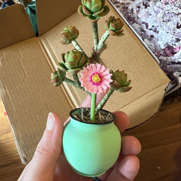 Maybe Happy Ending Hwaboon Broadway Musical Mini Desk Plant Ornament - Etsy