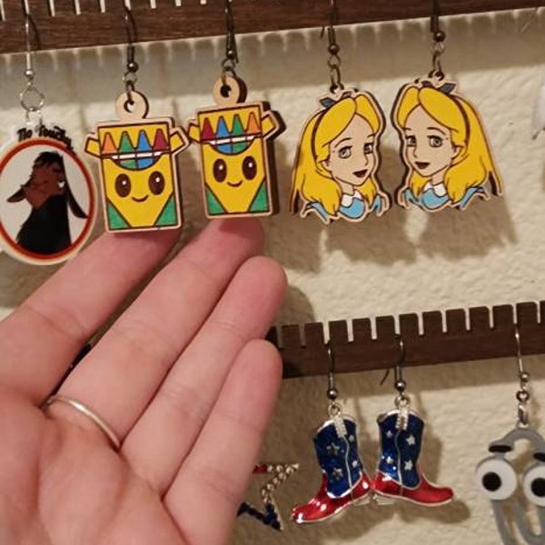 Superhero Cartoon Characters PICK TWO Characters Tic Tac Toe Board Wood ...