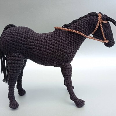 Stablemates Clydesdale Crochet Pattern, Realistic Horse Toy - Etsy
