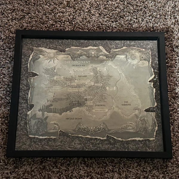 Powerless / Reckless Map of Ilya - Coffee Stained - 8x10in - Etsy