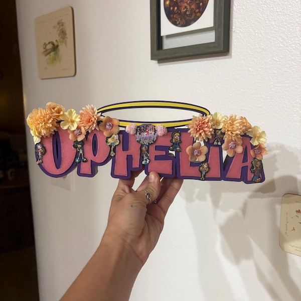 Brat Style Name Plate Sign Kids Room Gamer Room Nursery Sign Christmas ...