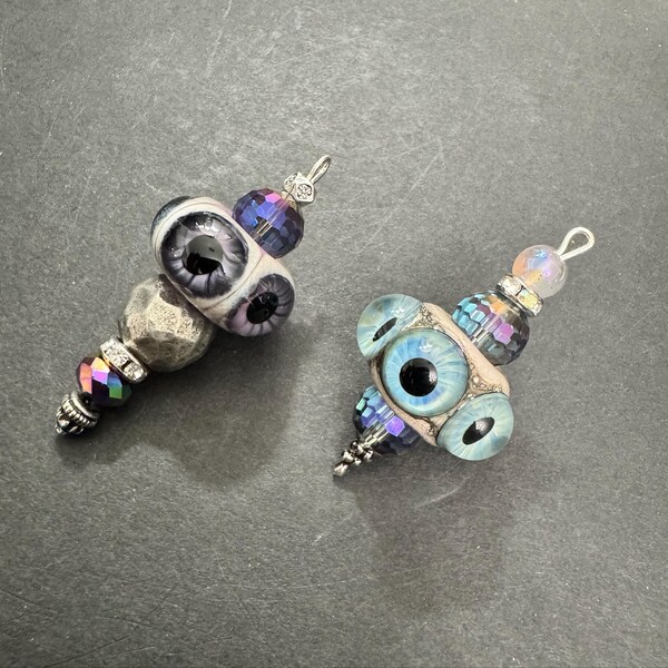 Petroglyph Storyteller Glass Beads Set- Lampwork Focal - Etsy