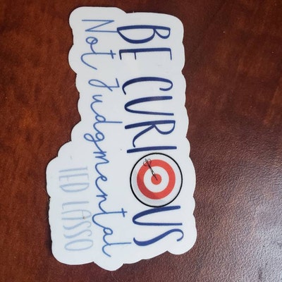 Be a Goldfish Waterproof Vinyl Sticker Perfect for Laptop, Water Bottle ...