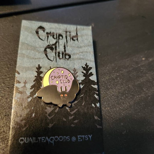 Cryptid Club Hard Enamel Pin - Etsy
