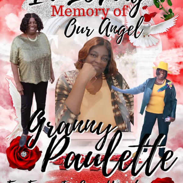 Red Sky in Loving Memory of Angel Wings Heart Cloud Memorial PNG Add ...