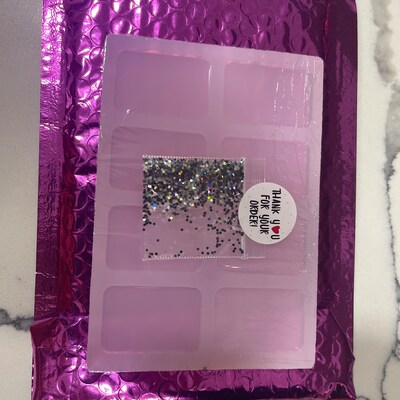 1.5 Long 1 Wide 3mm Deep Flat Round Corner Rectangle Shiny Silicone ...