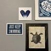 Mussel Shell Heart- Single Square Greetings Card With Brown Envelope ...