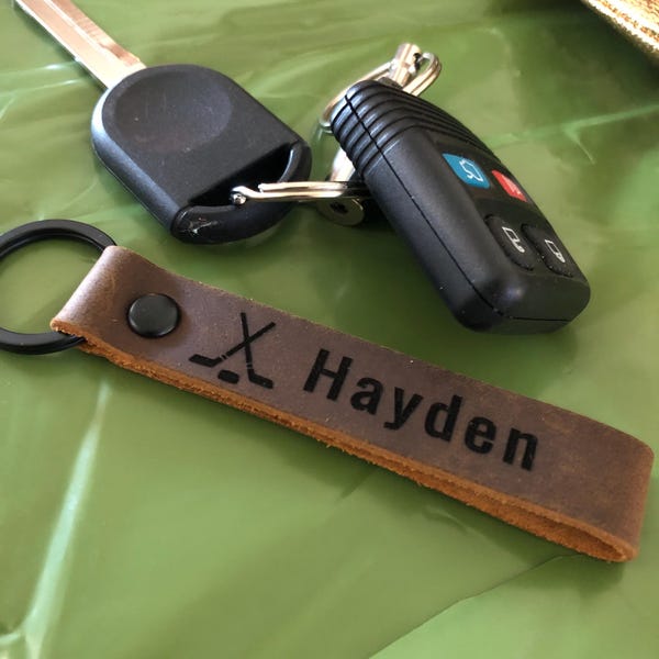 In MEMORY Of, MEMORIAL KEYCHAIN, Memorial Leather Gift, Remembrance ...