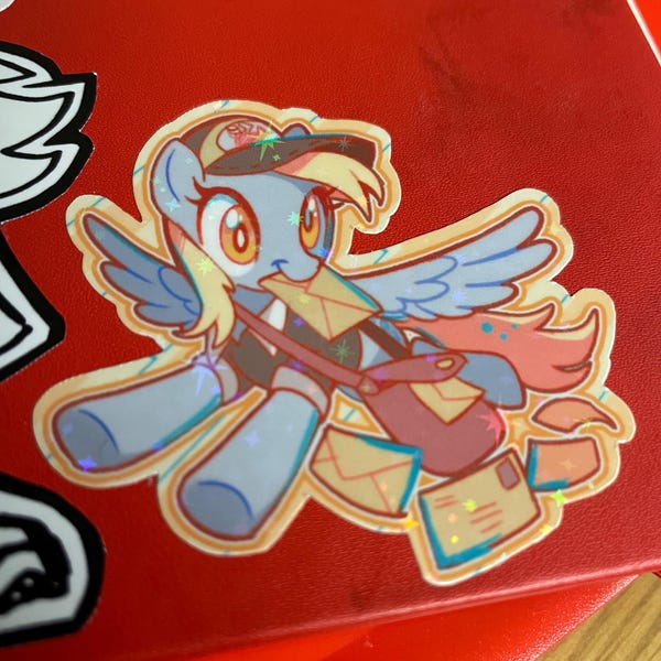 Mail Pony Vinyl Sticker - Etsy