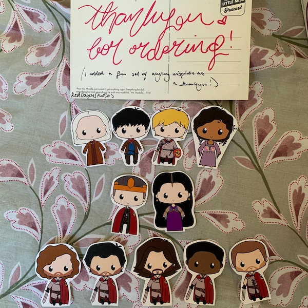 Merlin Stickers - Etsy