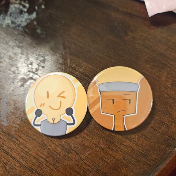 Bot Double-sided Keychain - Inanimate Insanity - Object Show - Etsy