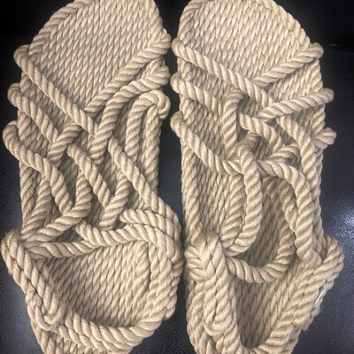 6 Strap Rope Sandal Women's - Etsy