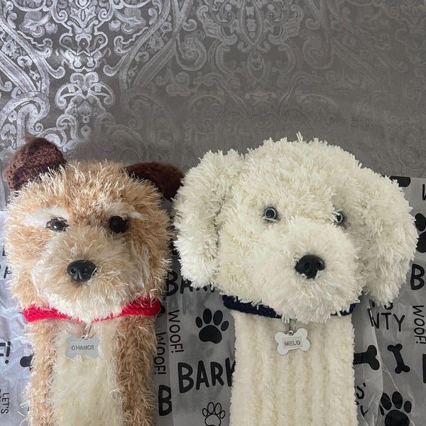 Christmas Gift, Custom Dog Golf Head Cover, Personalized Golf Headcover ...