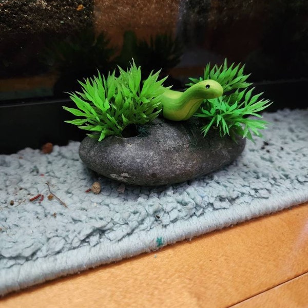 Mossy Rock Blob, Tiny Cute Blob, Micro Miniature, Handmade Clay ...