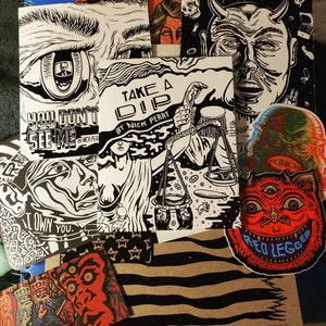 3D Creature Feature Sticker - Etsy