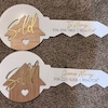 Personalized Realtor Key With Heart Closing Realty House Sold Acrylic ...