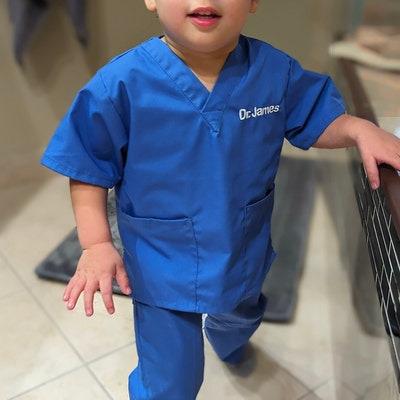 Personalized Kids Marine Biologist Lab Coat With Dolphin Embroidery ...