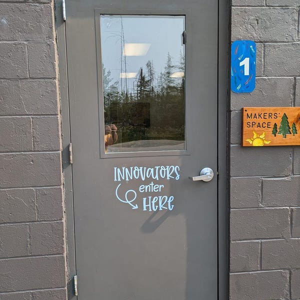 Young Minds Bloom in This Room Decal Vinyl Decal for Classroom Door ...