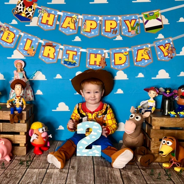 Toy Story Birthday Banner | Personalized Birthday Banner | Toy Story ...