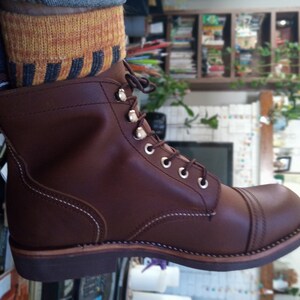 Boots Horse Leather Boots Retro Crazy Men's High-top Leather Motorcycle ...