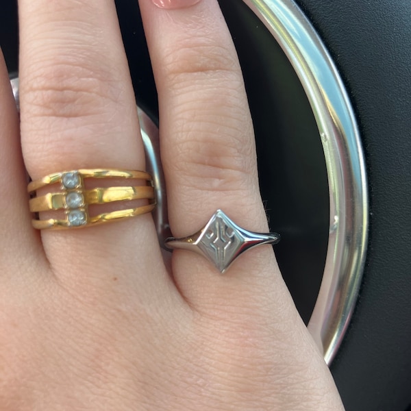 Fulcrum Signet Ring | Symbol of Hope | Rebellion | Rebel | Light ...