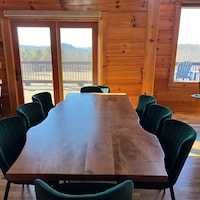 Custom Live Edge Dining Table, Kitchen Table, Live Edge Black Walnut ...