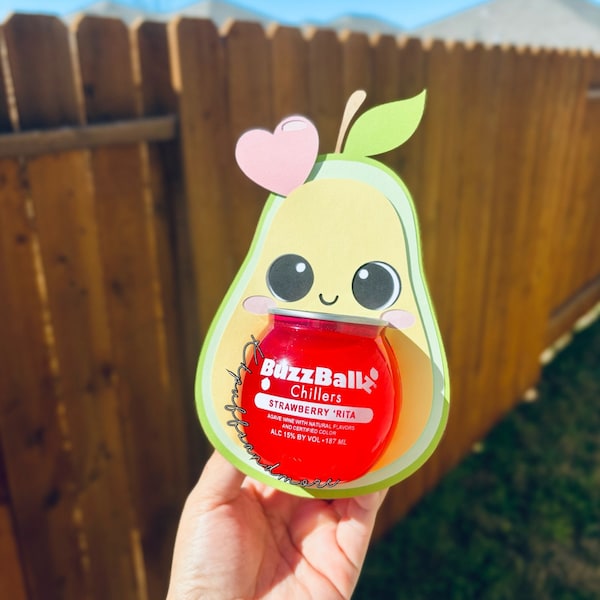 Avocado Buzzballz Holder - SVG (cricut or Scanandcut)- Studio ...