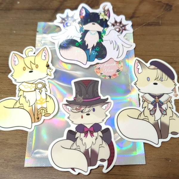 Dan Heng Imbibitor Lunae Sticker | Honkai: Star Rail | Fox Stickers ...