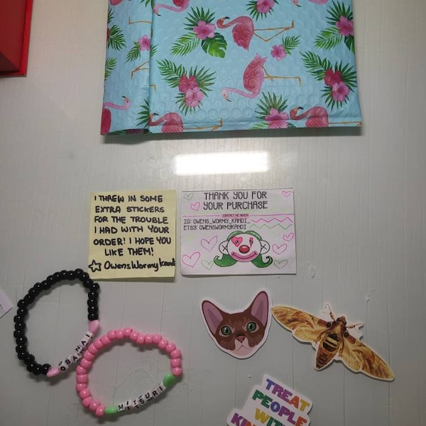 Bluey and Bingo Kandi Cuffs - Etsy