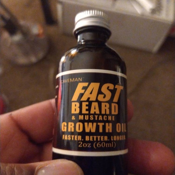 Hand Crafted Caveman® Beard Oil Mens Beard Conditioner, FREE Wooden ...