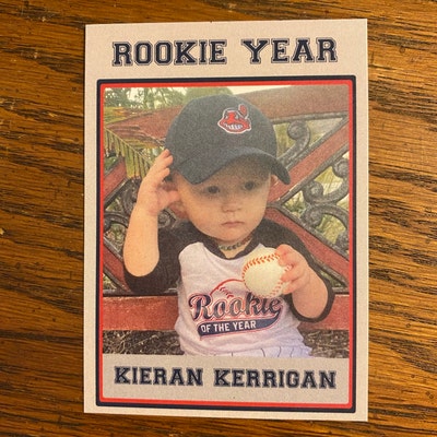 Baseball Rookie Card Birthday Invitation - Etsy