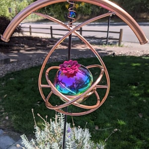 Copper Garden Sprinkler, Outdoor Garden Sprinkler, Aquatic Atoms Copper ...