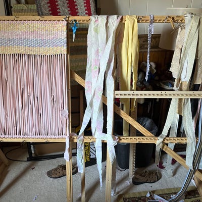 Easel Stand for Adjustable Twining Loom or Art in Solid Maple Made TO ...