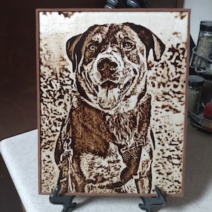 Personalized Just Custom Wood Burned Photo on Wood Country Art - Etsy