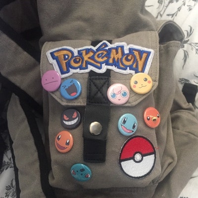 Pokemon Faces Button Pinback Set - Etsy