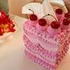 Pink Cake Tissue Box Cover - Etsy Canada