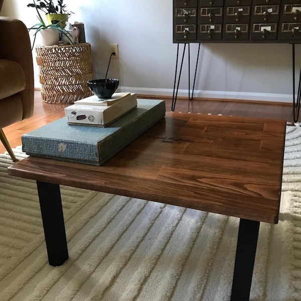 Chabudai Dining Table With Slotted Recessed Center - Low Dining Table ...
