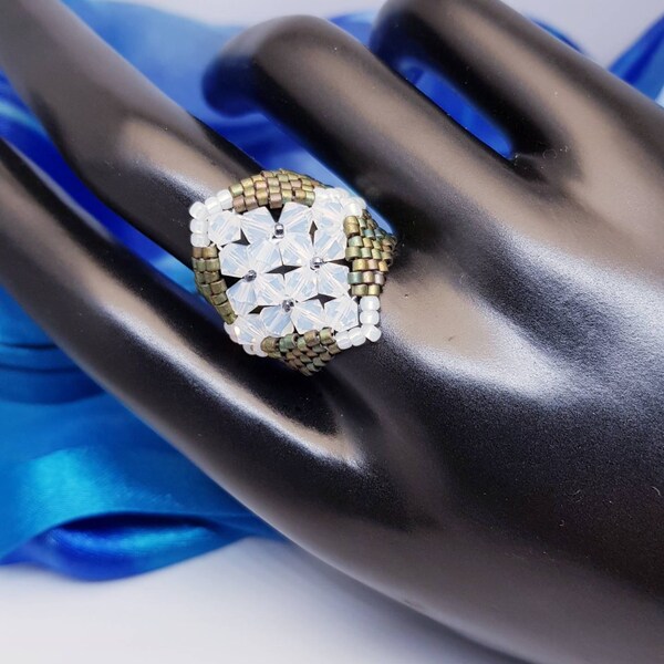 Tutorial Berry Ring-beading Pattern, Instant Download,ring Pattern, Peyote Stitch - Etsy