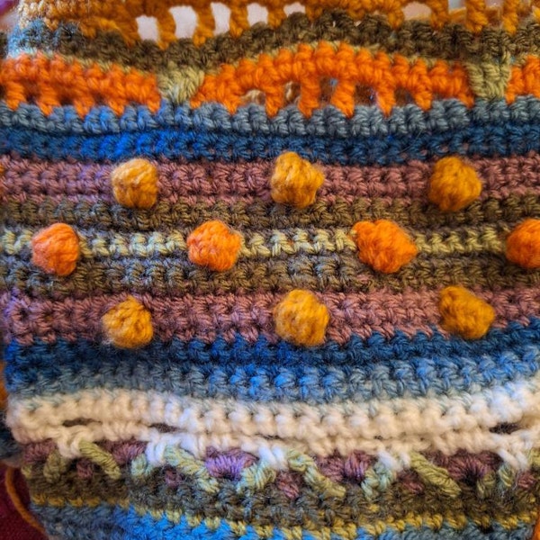 Magic Circles Scarf Pattern by Jane Crowfoot - Etsy