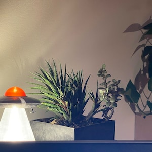 Retro Futuristic Rocket Space Ship / Spaceship LED Lamp Free - Etsy