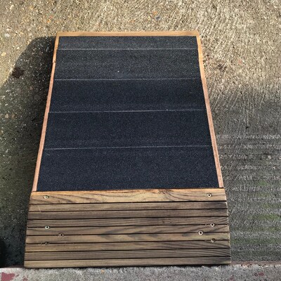 18cm H X 40cms W X 60cms L. Back Door/patio Ramp, Wide Top Non-slip ...