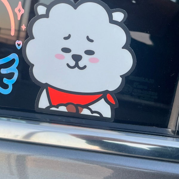 Tata BTS BT21 Peeker Sticker Kpop (holographic) - Etsy