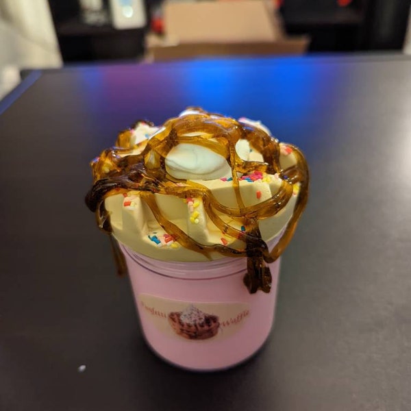 Funfetti Waffle DIY Slime Cake Scented Clay Sprinkles Asmr Stress ...