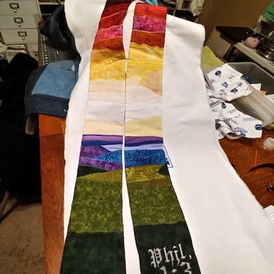 PDF Downloadprintable Tapered Clergy Stole Pattern and Instructions See ...