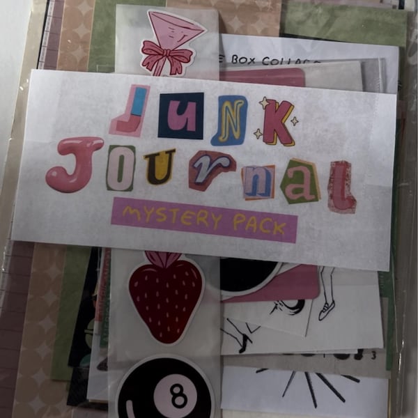 Girly Times Junk Journal Sheet | Instant Download PNG & PDF | Print ...