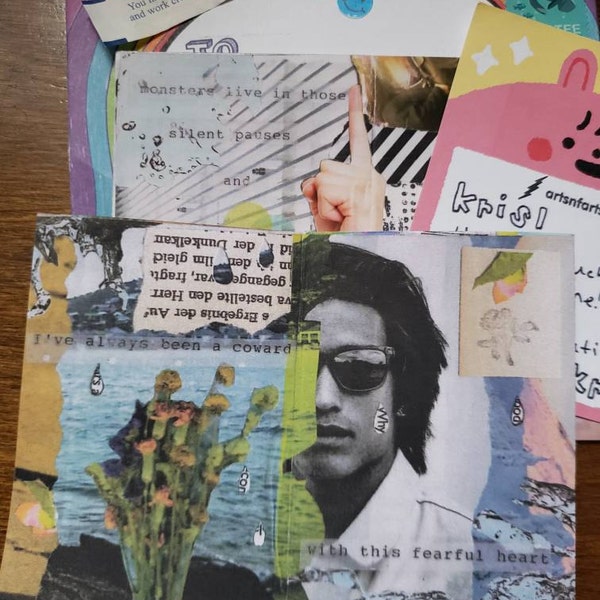 Collage Mini Zine Kit - Etsy