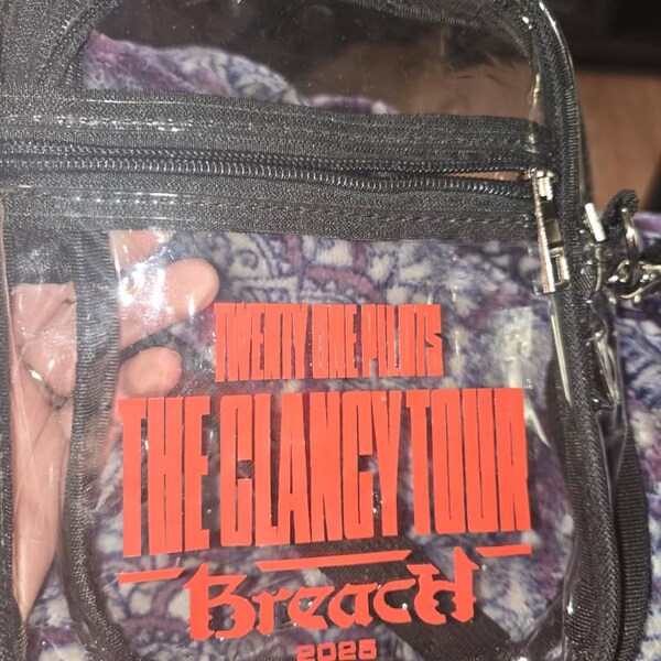 Twenty One Pilots Breach Themed Clear Crossbody Bag for Concert - Etsy