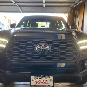 Retro Heritage Racing Stripes Rainbow Vinyl Die Cut Decal Fits Toyota ...