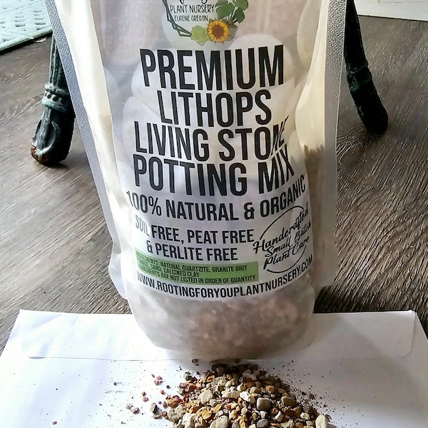 Lithops Premium Soil Less Potting Mix Oregon Licensed Nursery - Etsy